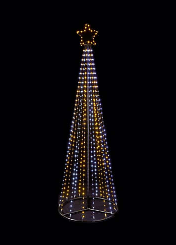 2.1m Flexi Bright Pyramid Tree | Kaleidoscope