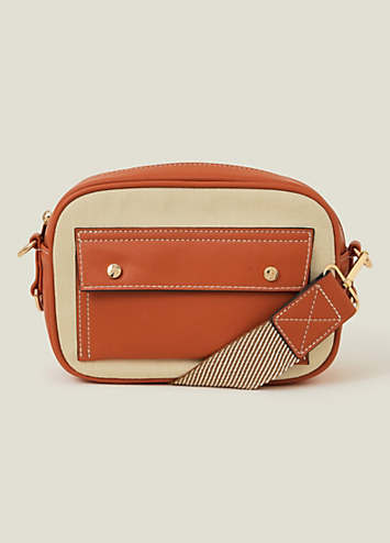 Accessorize Utility Canvas Cross-Body Bag | Kaleidoscope