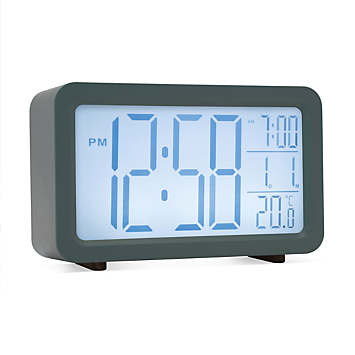 Acctim Harley Storm Blue Digital Alarm Clock | Kaleidoscope