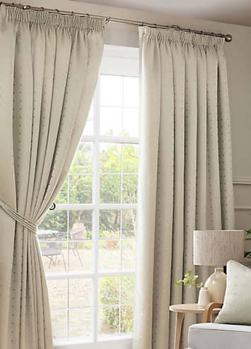 Alan Symonds Madison Lined Pair of Pencil Pleat Curtains | Kaleidoscope