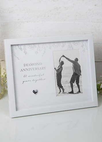 Amore Silver Anniversary Frame - 4x6ins | Kaleidoscope