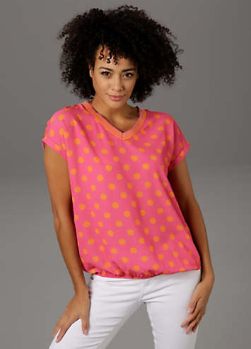 Aniston Spotty T-Shirt | Kaleidoscope