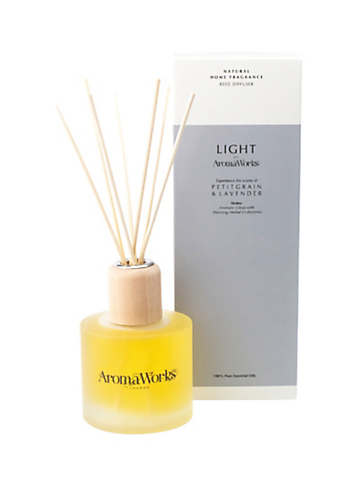 AromaWorks Petitgrain & Lavender 200ml Reed Diffuser | Kaleidoscope