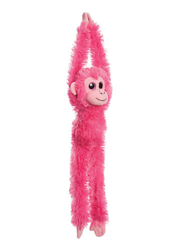 Aurora Plush Hanging Chimp 19 Inch - Pink | Kaleidoscope