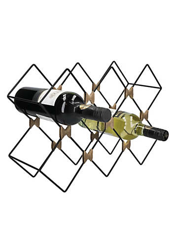 BarCraft 8-Bottle Metal Wine Rack | Kaleidoscope