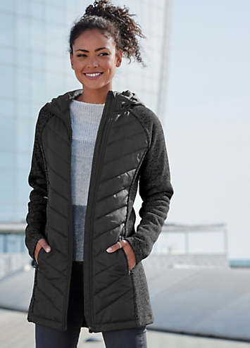 Bench Hooded Long Quilted Jacket | Kaleidoscope