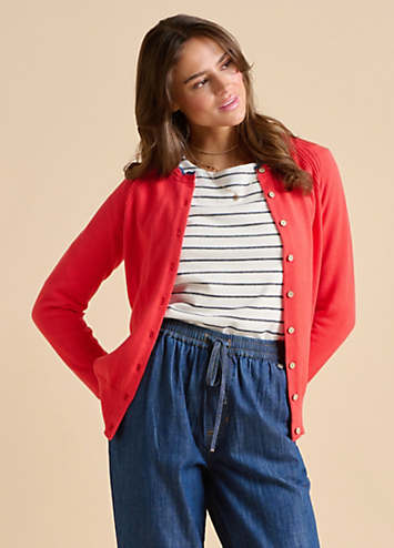 Brakeburn Frill Neck Cardigan | Kaleidoscope