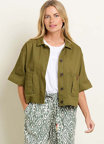 Brakeburn Khaki Safari Jacket | Kaleidoscope