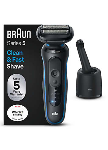 Braun Electric Shaver - Series 5 with Smartcare Centre, 52-B7000c, Blue ...
