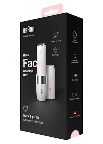 Braun Face Mini Hair Remover FS1000 - White | Kaleidoscope