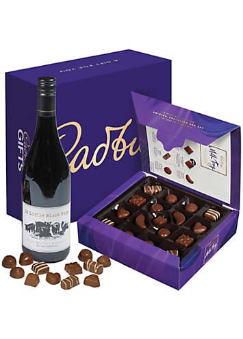 Cadbury Milk Tray & Red Wine Hamper | Kaleidoscope