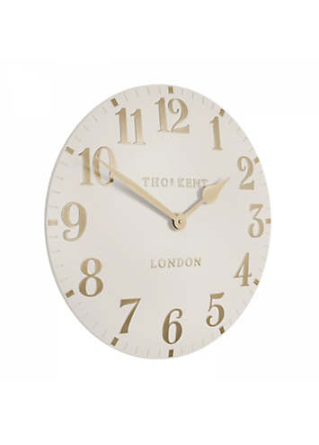 Chic Living Arabic Wall Clock - Oatmeal 20 Inch | Kaleidoscope