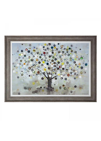 Chic Living Watch Tree Framed Canvas | Kaleidoscope