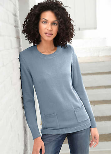 Collection L Pocket Detail Jumper | Kaleidoscope
