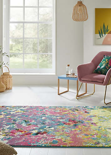 Concept Looms Art Painterly Rug | Kaleidoscope