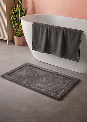 Cosmo Living Super Soft BCI Cotton Zero Twist Bath Mat by CosmoLiving ...