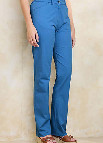 Cotton Traders Classic Straight Leg Chino Trousers | Kaleidoscope
