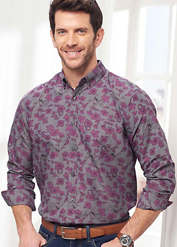 Cotton Traders Long Sleeve Soft Touch Print Shirt | Kaleidoscope