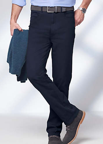 Cotton Traders Super Stretchy Straight Leg 5 Pocket Trousers | Kaleidoscope