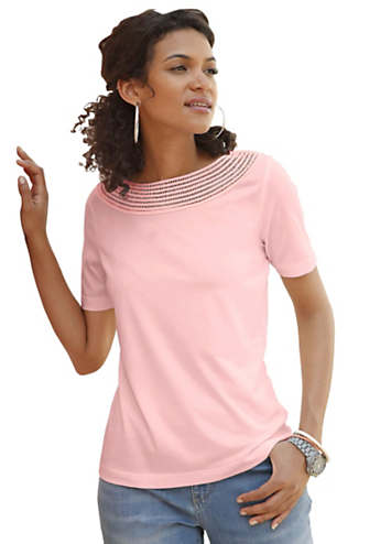 Creation L Lace Collar Top | Kaleidoscope