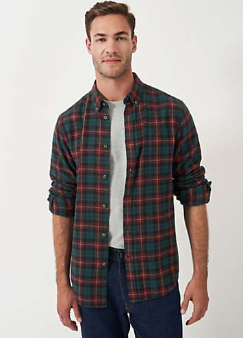 Crew Clothing Company LS Blackwatch Flannel Check | Kaleidoscope