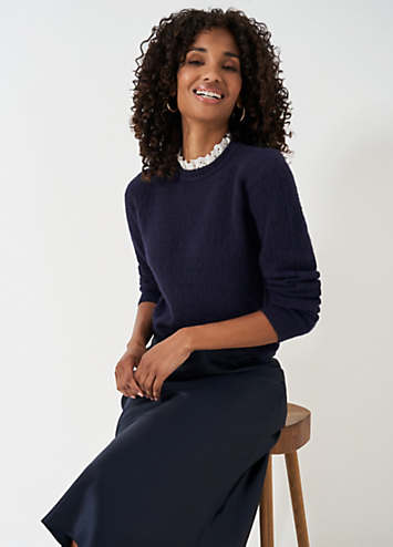 Crew Clothing Company Lace Trim Pointelle Jumper | Kaleidoscope