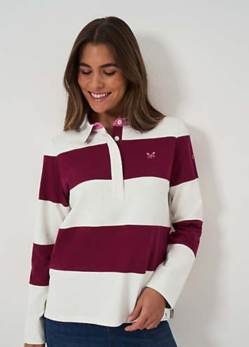 Crew Clothing Company Long Sleeve Rugby Shirt | Kaleidoscope