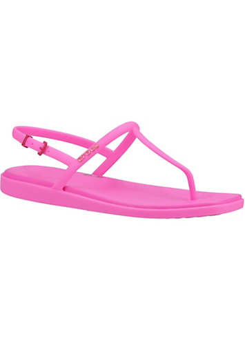 Crocs Pink Miami Thong Flip Flops | Kaleidoscope