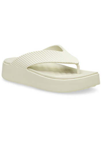 Crocs White Getaway Platform Flip-Flops | Kaleidoscope