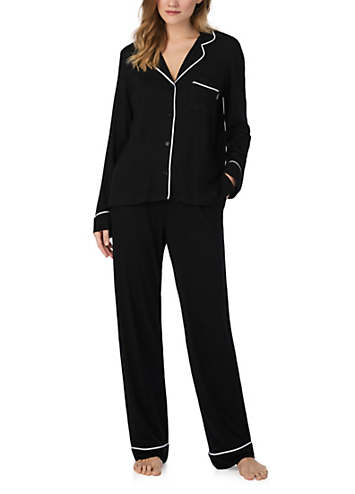 DKNY Long Sleeve Notch Top & Pants Sleep Set | Kaleidoscope