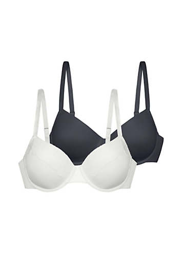 DORINA Pack of 2 Yahara Underwired Light Padded Demi Bras | Kaleidoscope