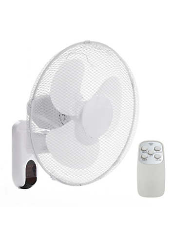 Daewoo 16 Inch Wall Fan with Remote COL1577GE - White | Kaleidoscope