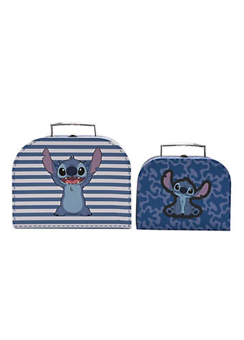 Disney Icon Stitch Set of 2 Suitcase Storage Boxes | Kaleidoscope