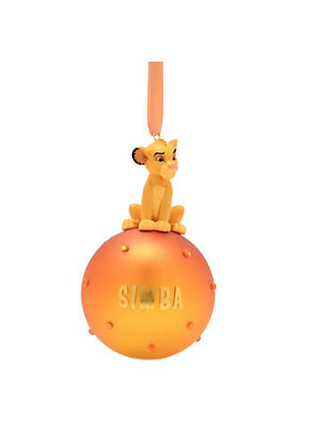Disney Simba on a Glass Christmas Bauble | Kaleidoscope