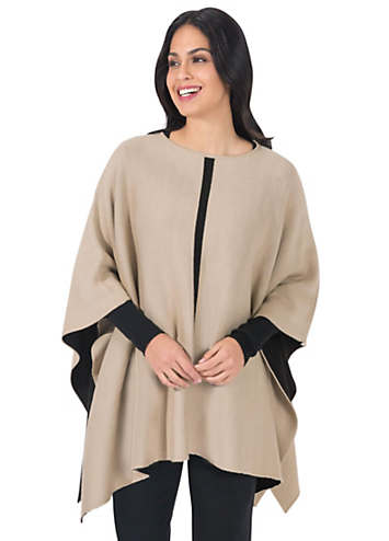 Double Face Poncho by Witt | Kaleidoscope