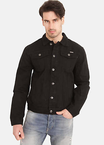 Duke London Trucker Western Denim King Size Jacket | Kaleidoscope