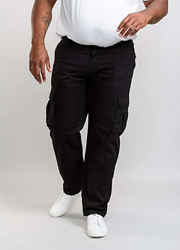 Duke Robert Peached Washed Cargo Trousers | Kaleidoscope
