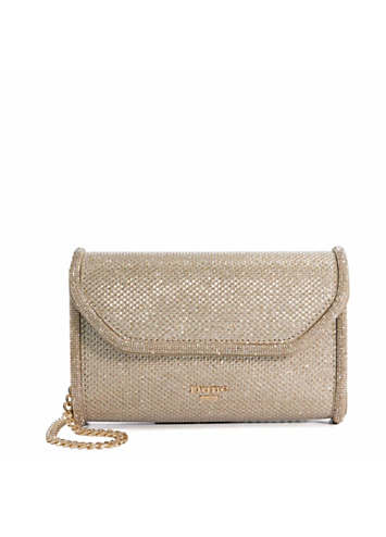 Dune London Gold Bellini Clutch Bag | Kaleidoscope