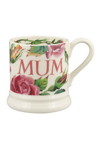 Emma Bridgewater Roses My Life Mum Half Pint Mug | Kaleidoscope