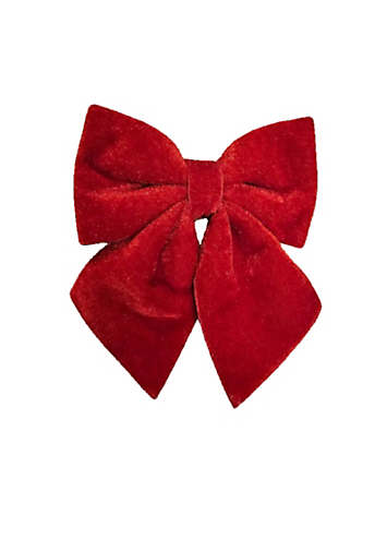 Festive Set of 9 Red Velvet Bows | Kaleidoscope