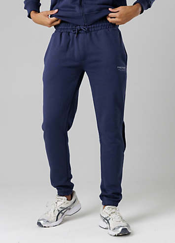 Firetrap Regular Fit Cotton Blend Fleece Joggers with Drawstring Waist ...