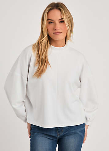 French Connection Long Sleeve Turtle Neck Soft Top | Kaleidoscope