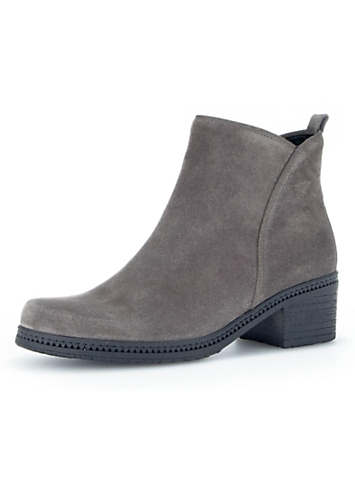 Gabor Block Heel Suede Ankle Boots | Kaleidoscope
