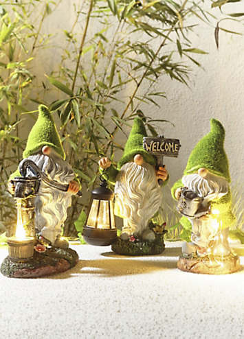 GardenWize Gonk Solar Light ’Welcome’ Sign | Kaleidoscope