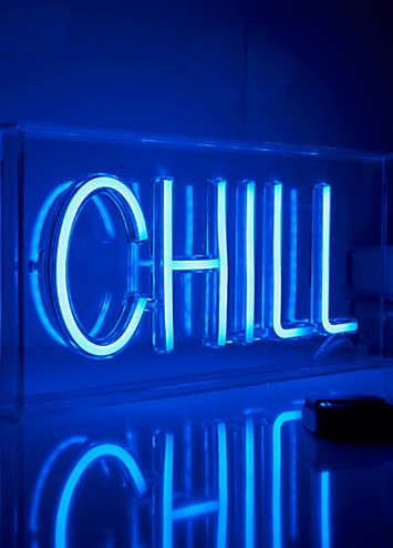 Glow LED Chill Acrylic Neon Box Light | Kaleidoscope