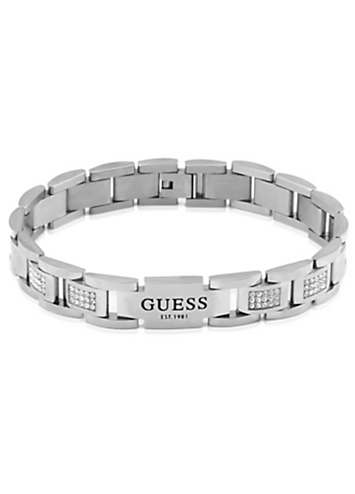 Guess Steel Chain Bracelet with Crystals | Kaleidoscope