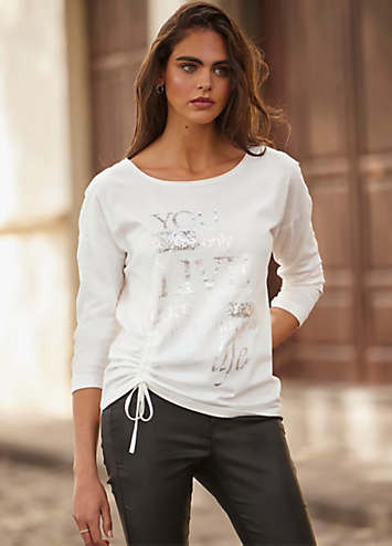 Heine Cotton Print Top | Kaleidoscope