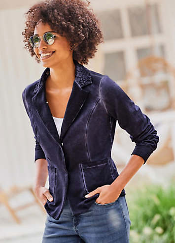 Heine Jersey Jacket | Kaleidoscope