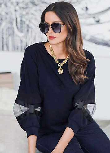 Heine Mesh Insert Top | Kaleidoscope