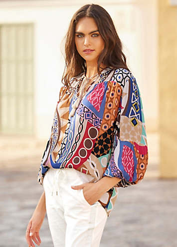 Heine Printed Blouse | Kaleidoscope